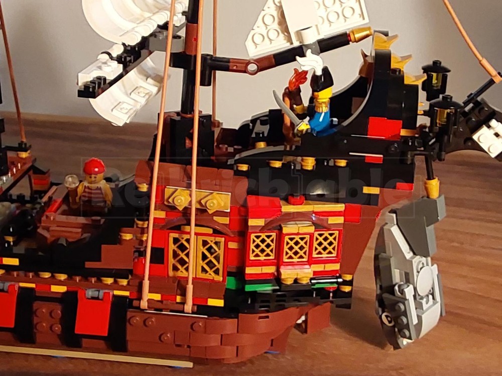 Lego Moc Pirate Frigate By Cfricke Rebrickable Build With Lego