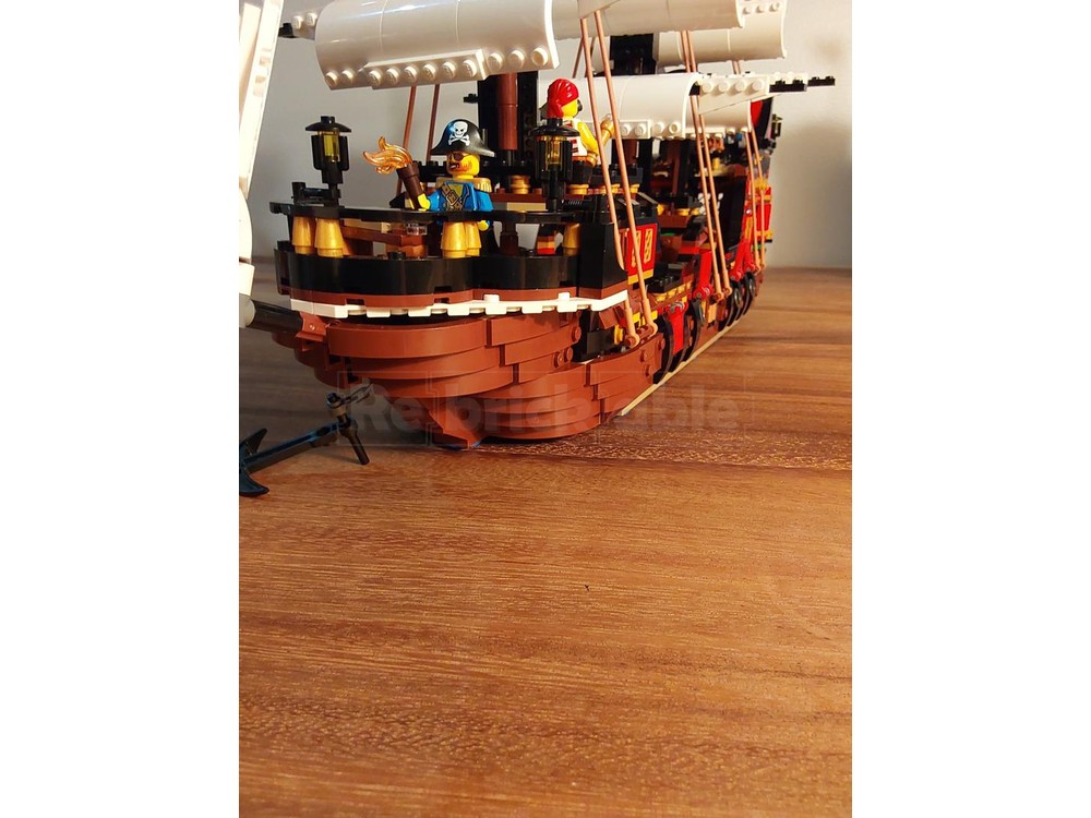 Lego Moc Pirate Frigate By Cfricke Rebrickable Build With Lego