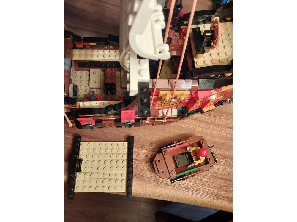 Lego Moc Pirate Frigate By Cfricke Rebrickable Build With Lego