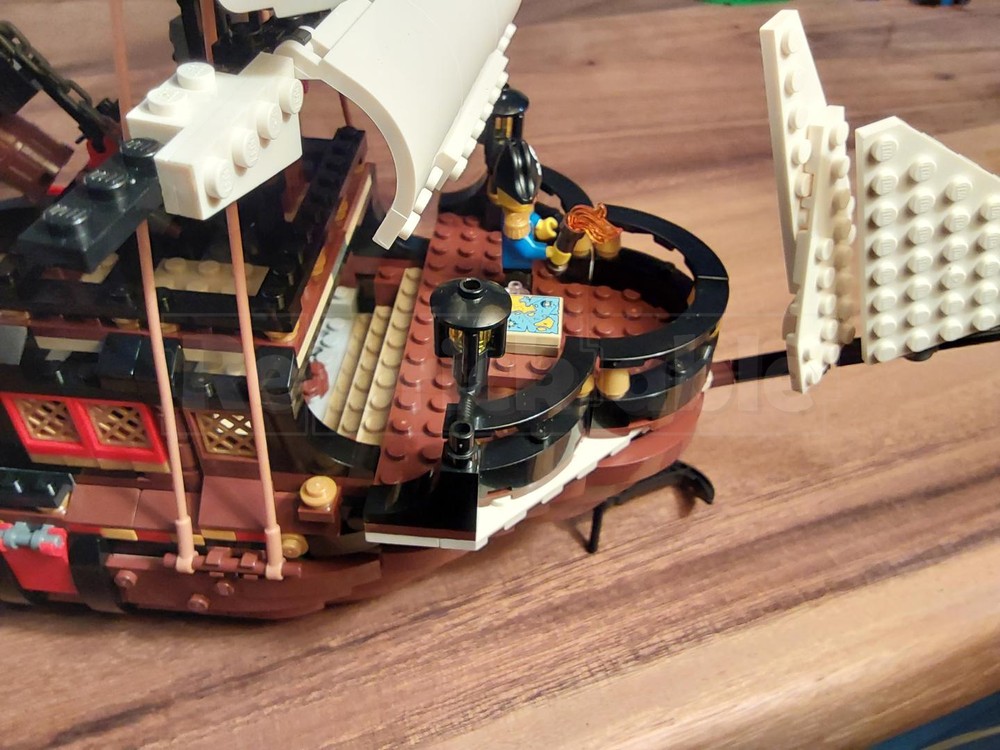 Lego Moc Pirate Frigate By Cfricke Rebrickable Build With Lego