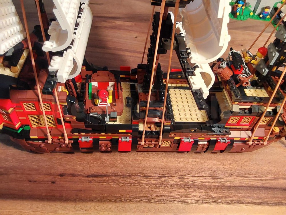 Lego Moc Pirate Frigate By Cfricke Rebrickable Build With Lego