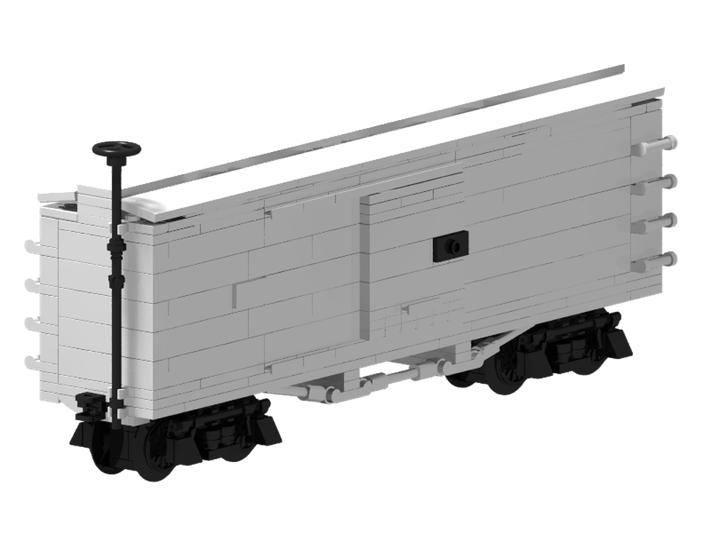Lego Moc Narrow Gauge Box Car By Jhhpp Rebrickable Build With Lego