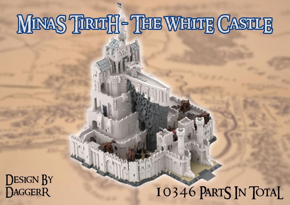 LEGO MOC The White Castle by DaggerR | Rebrickable - Build with LEGO