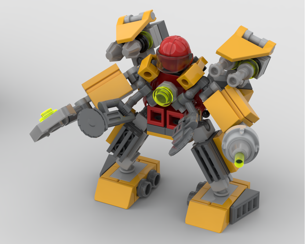 LEGO MOC AIM Combat Exo-Suit by Wert315 | Rebrickable - Build with LEGO