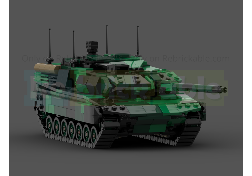 LEGO MOC Stridsvagn 122 by Isubuilds | Rebrickable - Build with LEGO