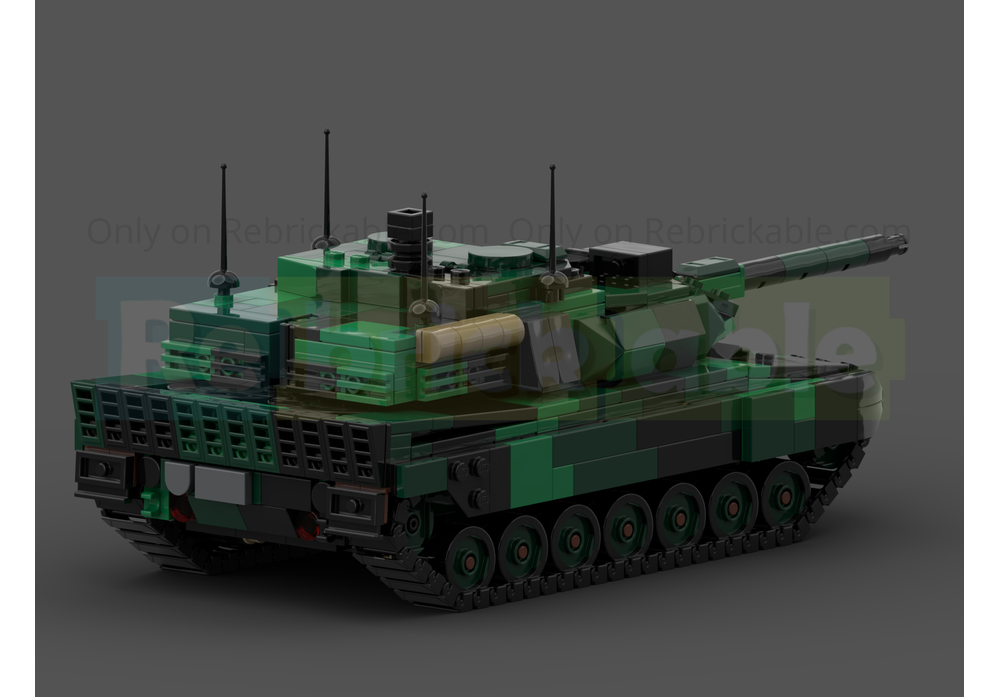 LEGO MOC Stridsvagn 122 by Isubuilds | Rebrickable - Build with LEGO