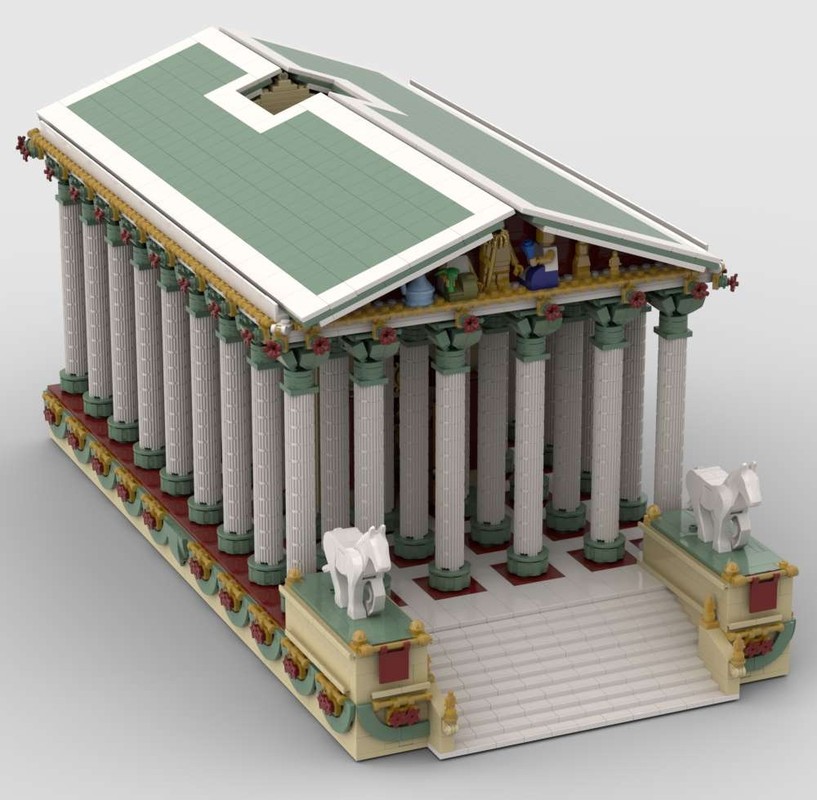 LEGO MOC Temple of Apollo by Tarant57 | Rebrickable - Build with LEGO