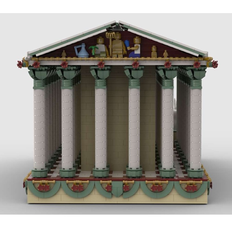 LEGO MOC Temple of Apollo by Tarant57 | Rebrickable - Build with LEGO