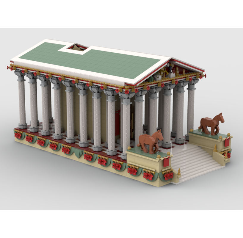 LEGO MOC Temple of Apollo by Tarant57 | Rebrickable - Build with LEGO
