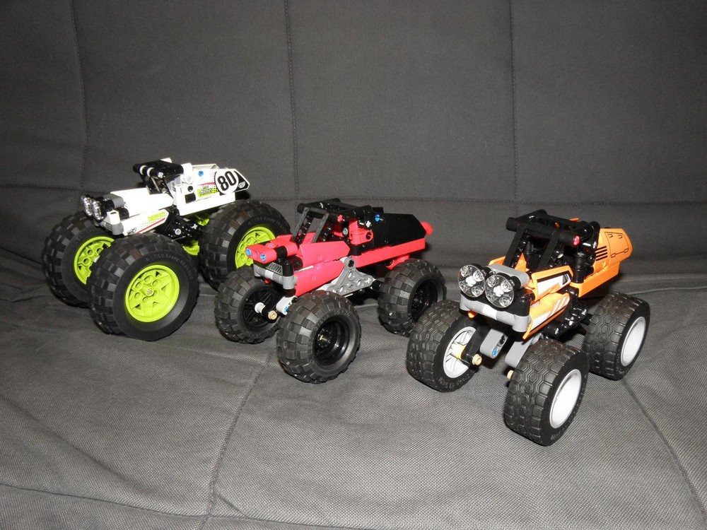 Lego Moc Mini Monster Racers By Alzema Rebrickable Build With Lego