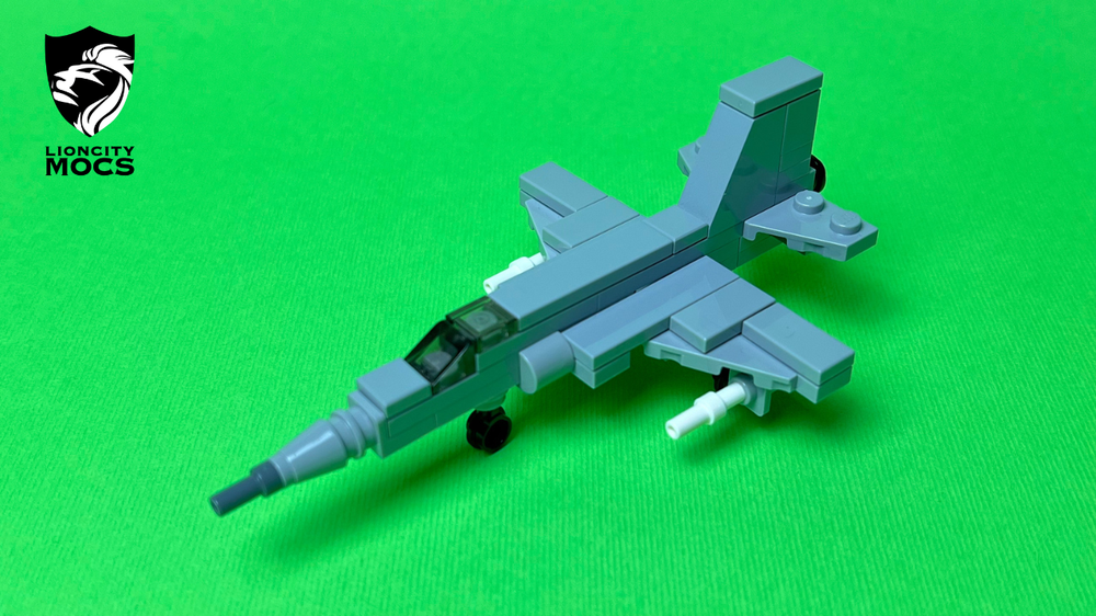 LEGO MOC F-5 Tiger Tutorial (1:120) by Lioncity Mocs | Rebrickable ...
