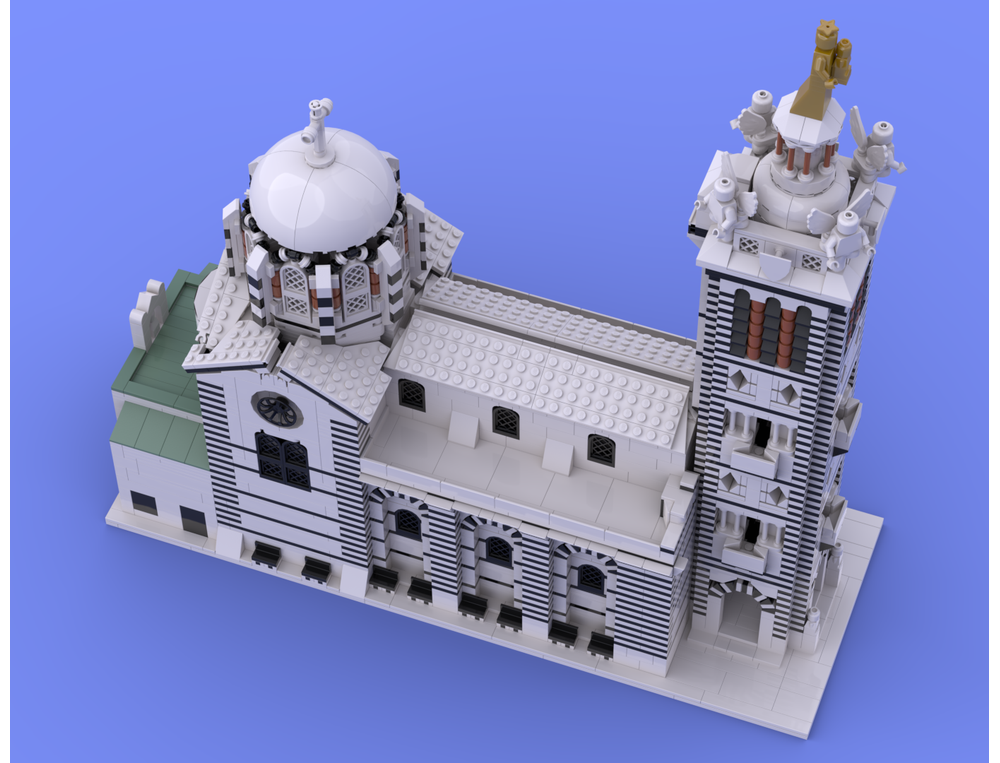 LEGO MOC Notre-Dame de la Garde - Marseille - France by chichikb ...