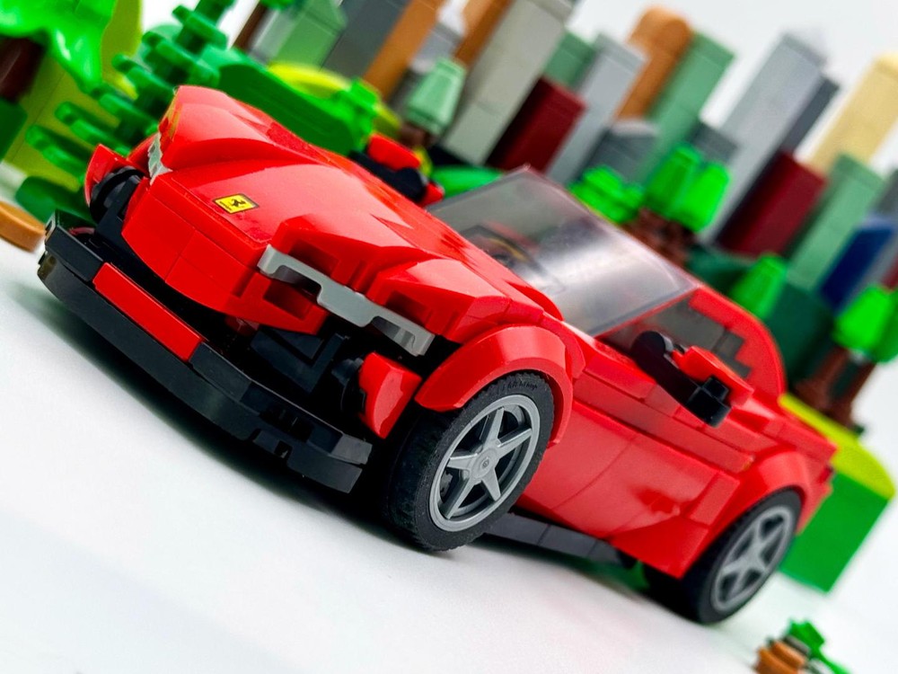 Lego Moc Ferrari Roma By Ibrickeditup Rebrickable Build With Lego