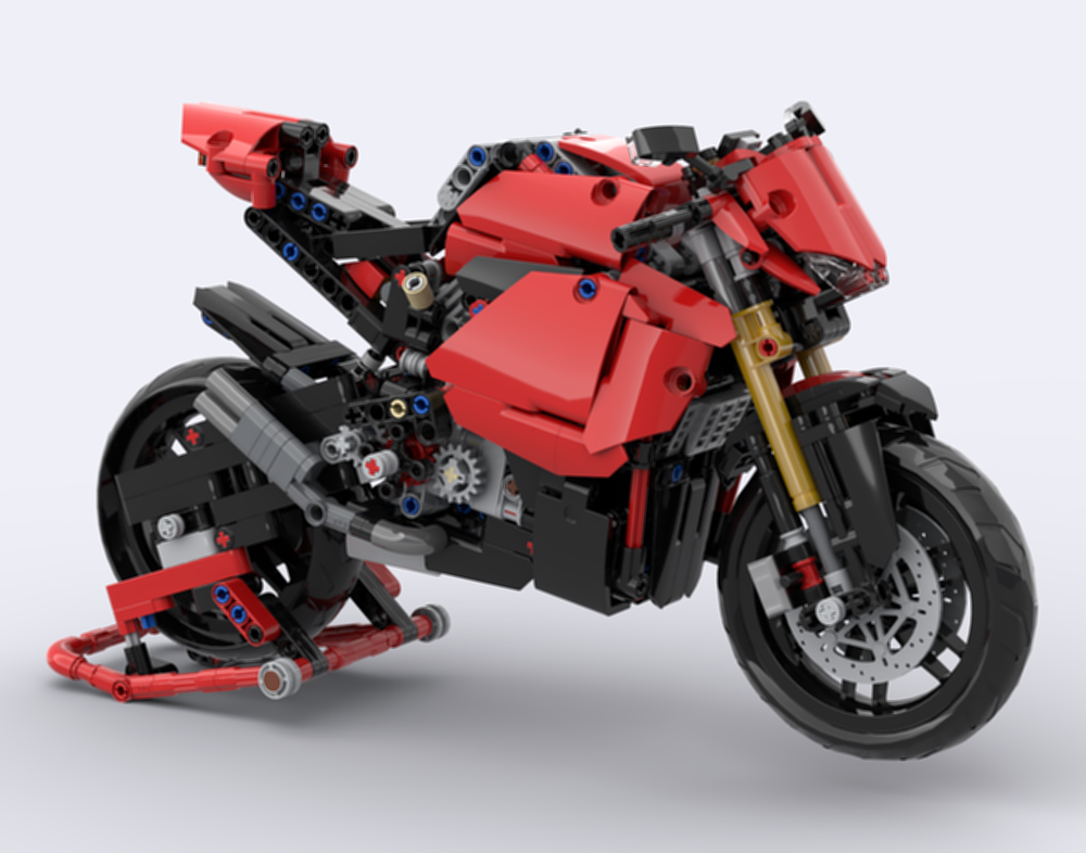 LEGO MOC-195599 Ducati Motorcycle Upgrade by bentobrick | Rebrickable ...