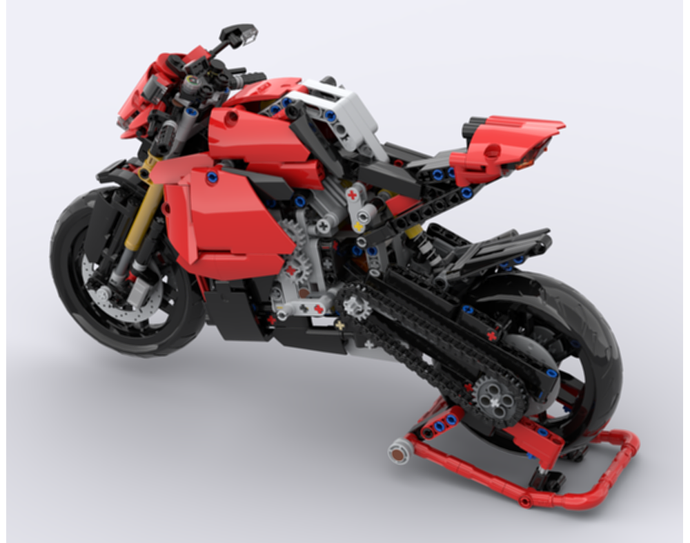 LEGO MOC Ducati Motorcycle Upgrade by bentobrick | Rebrickable - Build ...