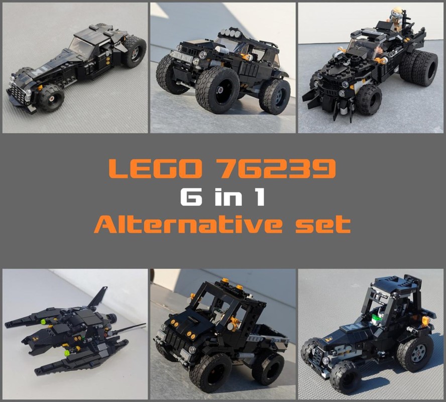 LEGO MOC 76239 6 in 1 Alternative set by Kirvet | Rebrickable - Build ...