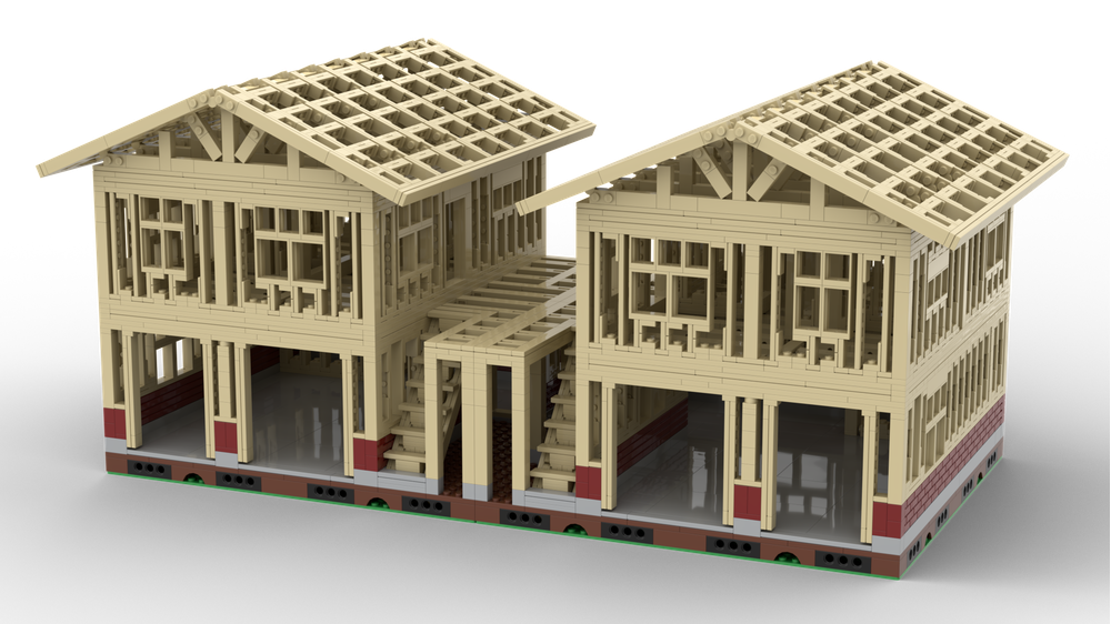 LEGO MOC Unfinished House 2 by Yellow.LXF | Rebrickable - Build with LEGO