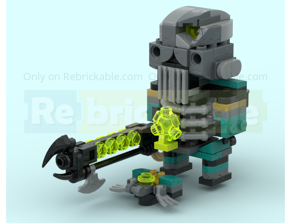 LEGO MOC Necron warrior with scarab by ALLEGORY | Rebrickable - Build ...
