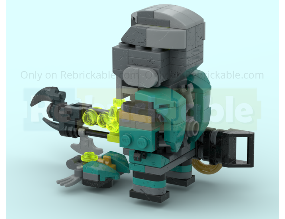 LEGO MOC-195611 Necron warrior with scarab by ALLEGORY | Rebrickable ...