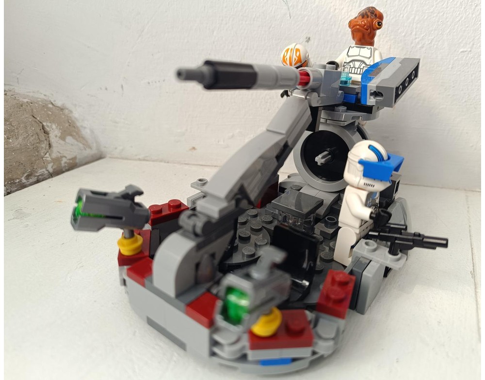 Lego Moc Casa S Clone Av 7 Swamp Assault Speeder By Bluerathtar