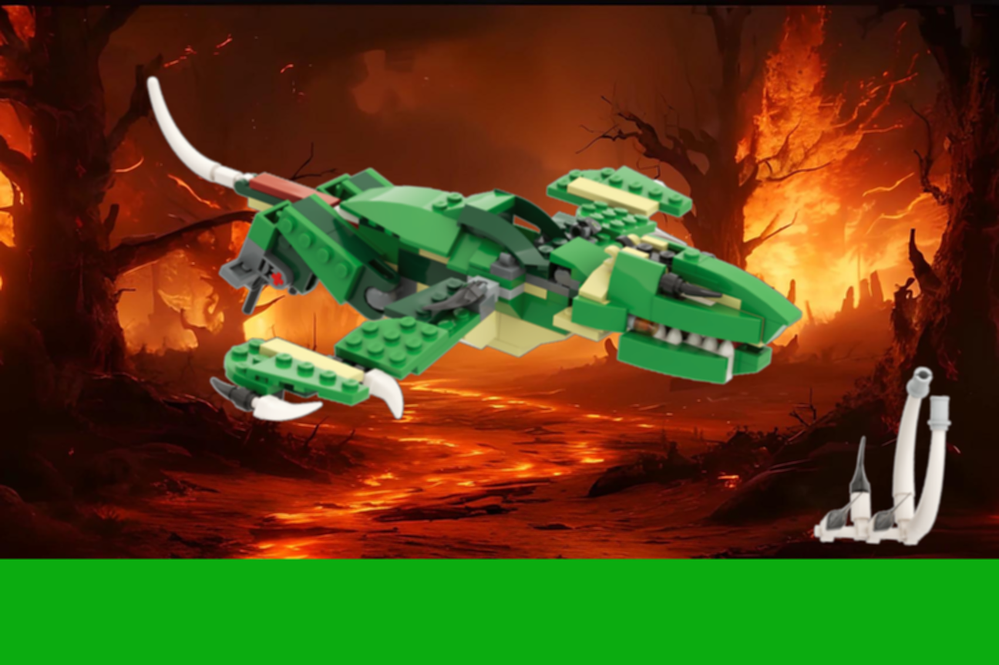 LEGO MOC 31058 Wyvern Dragon by AtlasNoctis | Rebrickable - Build with LEGO