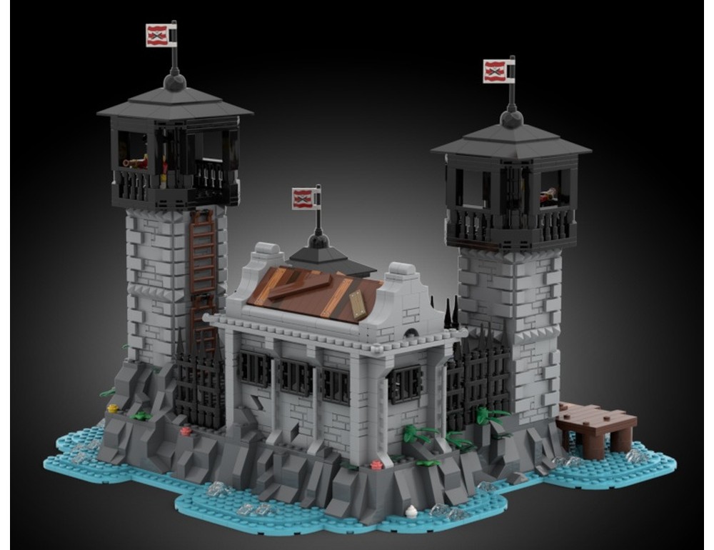 LEGO MOC Prison Isle by Mikey_Brickalloti | Rebrickable - Build with LEGO