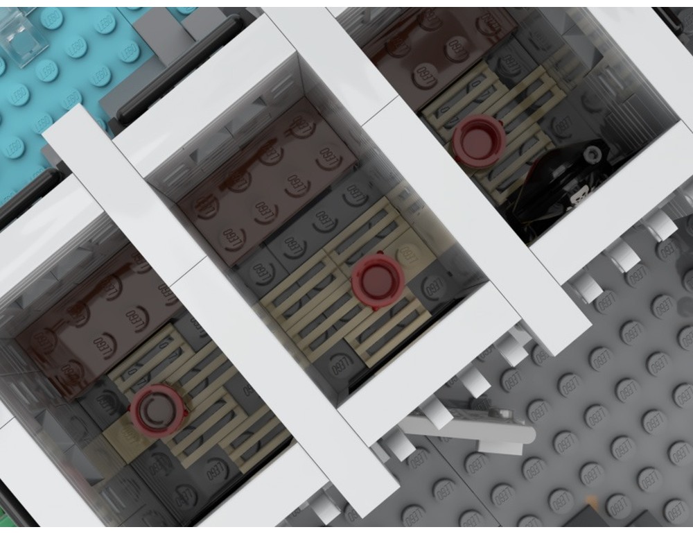 Lego Moc Prison Isle By Mikeybrickalloti Rebrickable Build With Lego