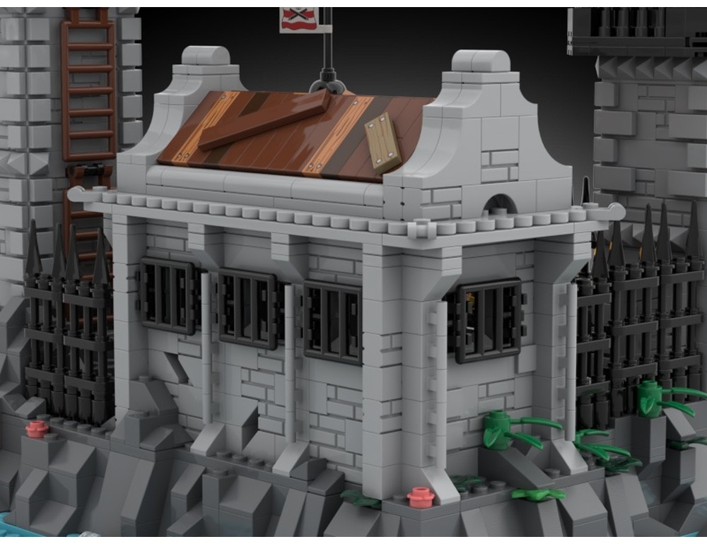 LEGO MOC Prison Isle by Mikey_Brickalloti | Rebrickable - Build with LEGO