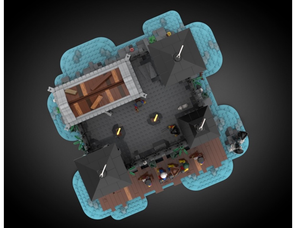 LEGO MOC Prison Isle by Mikey_Brickalloti | Rebrickable - Build with LEGO