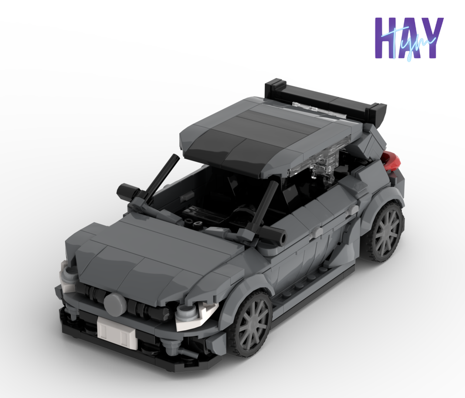 LEGO MOC Mercedes AMG A45s (gray) by TymHay | Rebrickable - Build with LEGO
