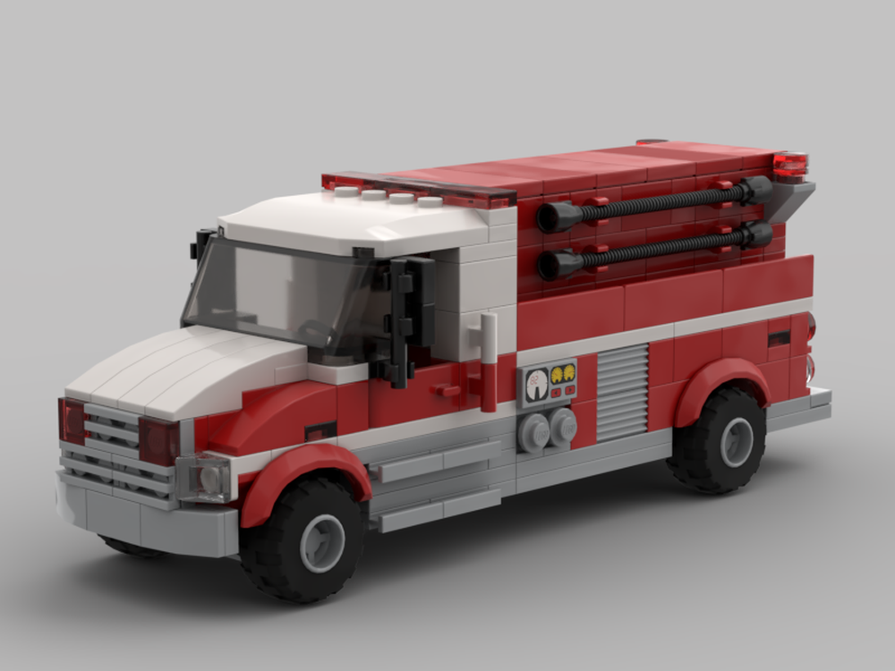 LEGO MOC-195644 Fire Tanker by JIDBrickCreations | Rebrickable - Build ...
