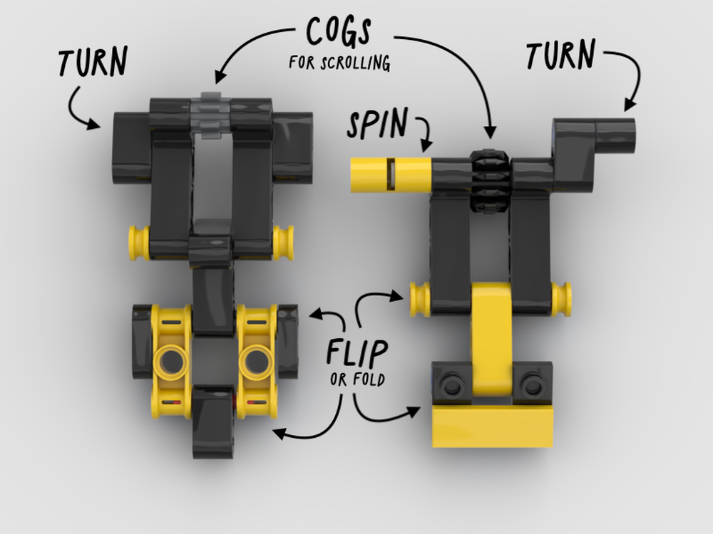 LEGO MOC-195646 Fidget F1-F2 by dreamwall | Rebrickable - Build with LEGO