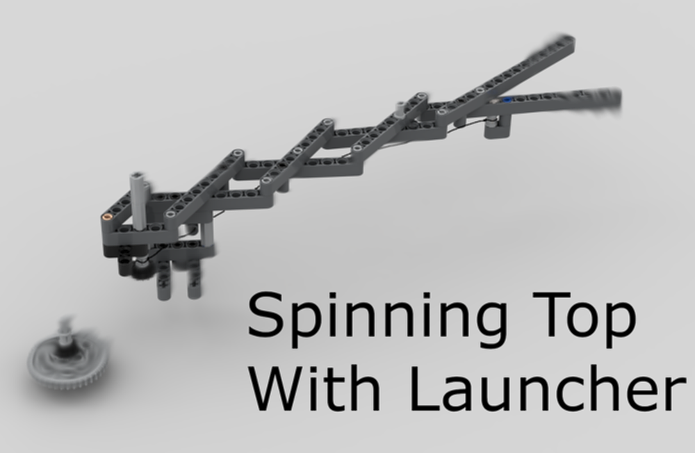 LEGO MOC Spinning top with launcher by OziGT | Rebrickable - Build with ...