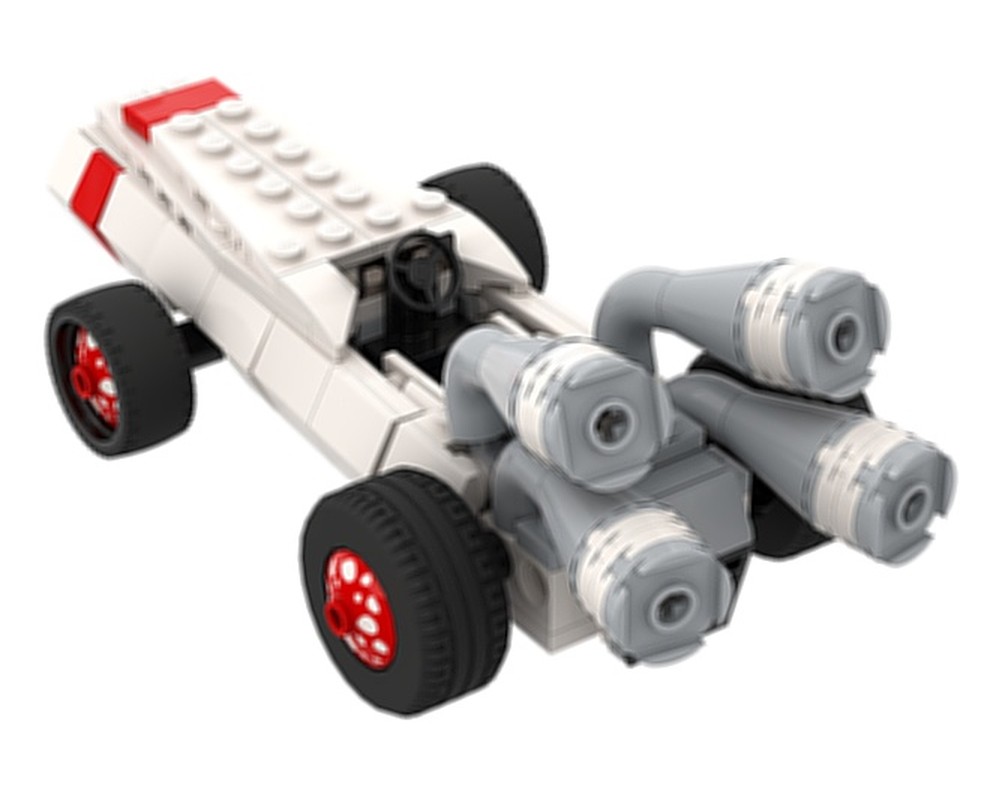 LEGO MOC Mario Kart: B Dasher by Pfundjj | Rebrickable - Build with LEGO