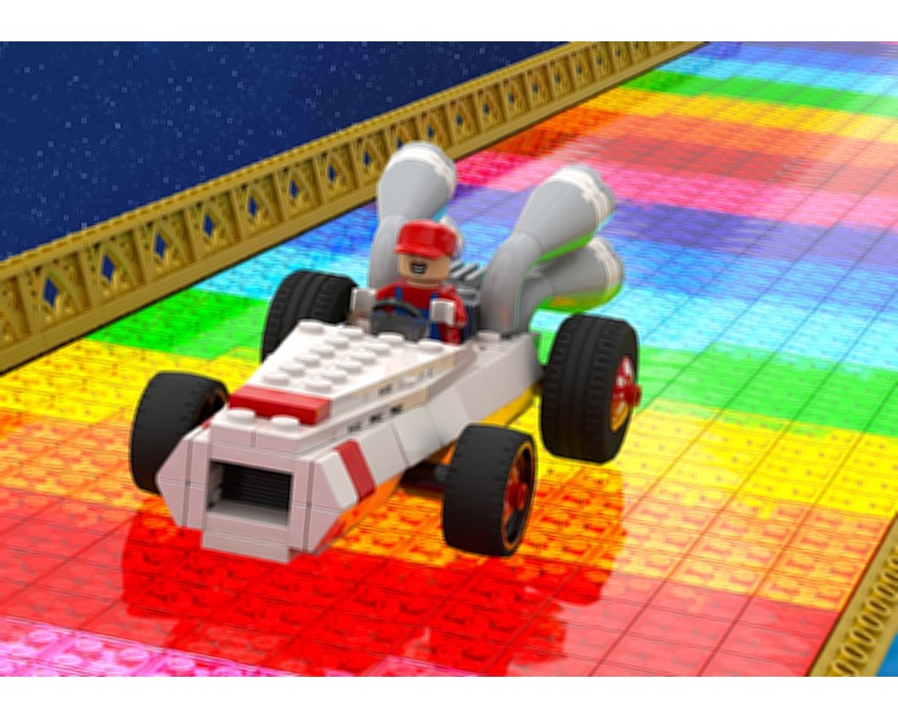 Lego Moc Mario Kart B Dasher By Pfundjj Rebrickable Build With Lego