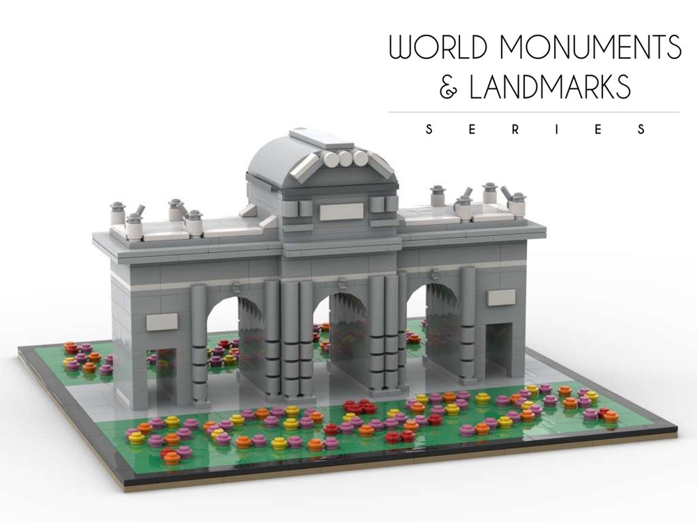 LEGO MOC Alcala Gate, Madrid, Spain by ansago79 | Rebrickable - Build ...