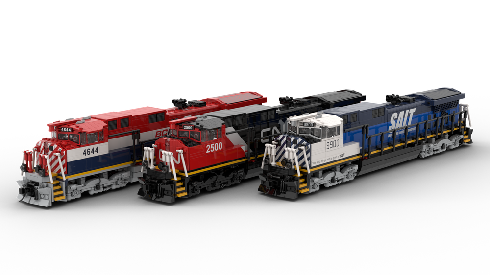 LEGO MOC C44-9WL (Canadian Cab) by Yellow.LXF | Rebrickable - Build ...