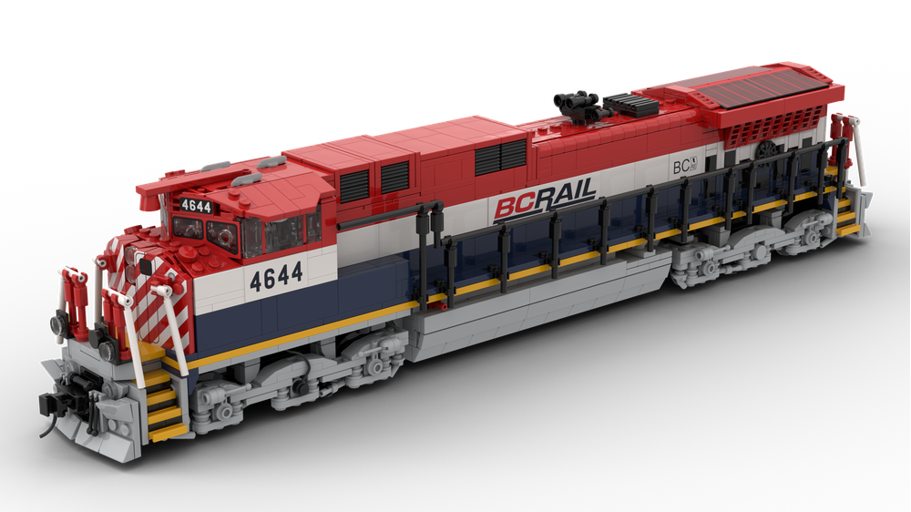 LEGO MOC C44-9WL (Canadian Cab) by Yellow.LXF | Rebrickable - Build with LEGO