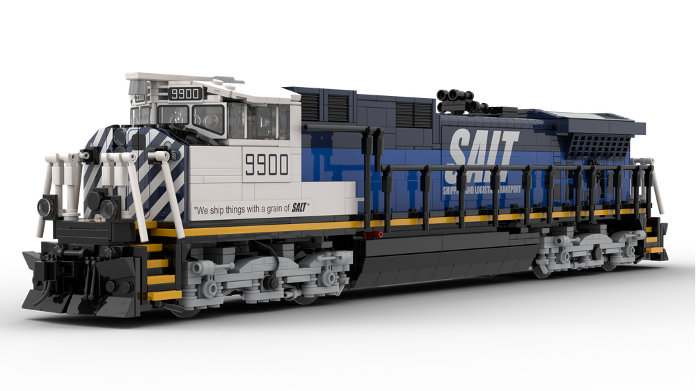 LEGO MOC C44-9WL (Canadian Cab) by Yellow.LXF | Rebrickable - Build ...