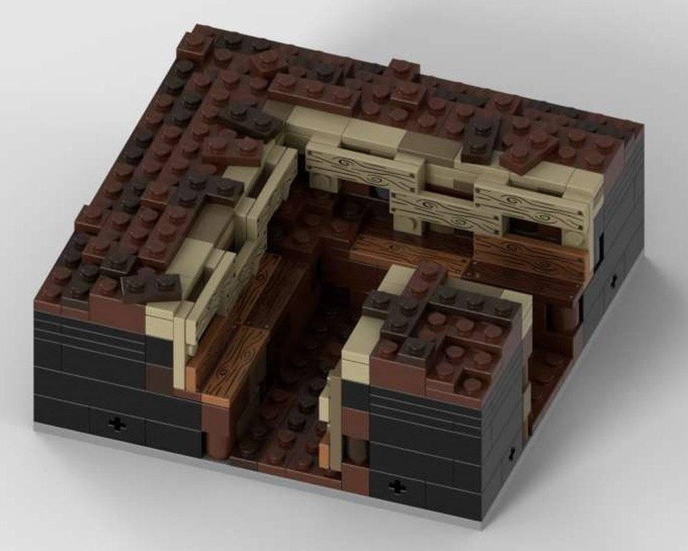 LEGO MOC Modular Trench - Corner with Firestep by mikey2110 ...