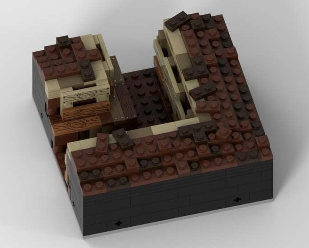 LEGO MOC Modular Trench - Inverted Corner with Firestep by mikey2110 ...