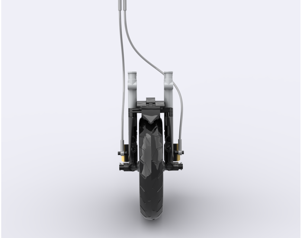 LEGO MOC 1:8 Motorcycle Front Mudguard by bentobrick | Rebrickable - Build with LEGO