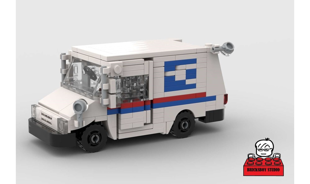LEGO MOC USPS Mail Truck Grumman LLV by bricksboy | Rebrickable - Build ...
