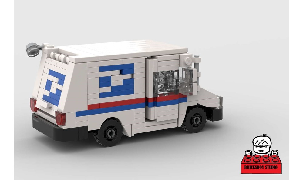 LEGO MOC USPS Mail Truck Grumman LLV by bricksboy | Rebrickable - Build ...