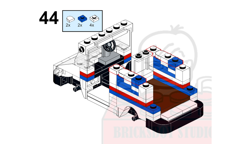 LEGO MOC USPS Mail Truck Grumman LLV by bricksboy | Rebrickable - Build ...