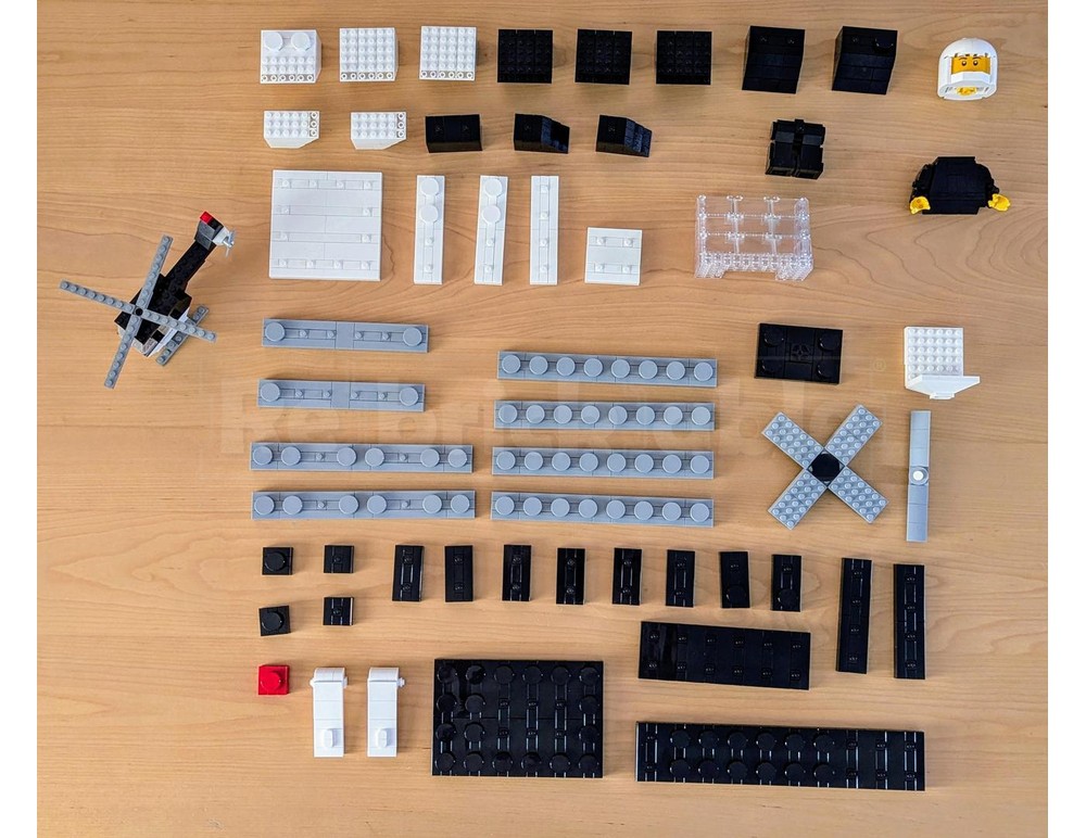 LEGO MOC LEGO 645 Police Helicopter in 3:1 Scale by williweb ...