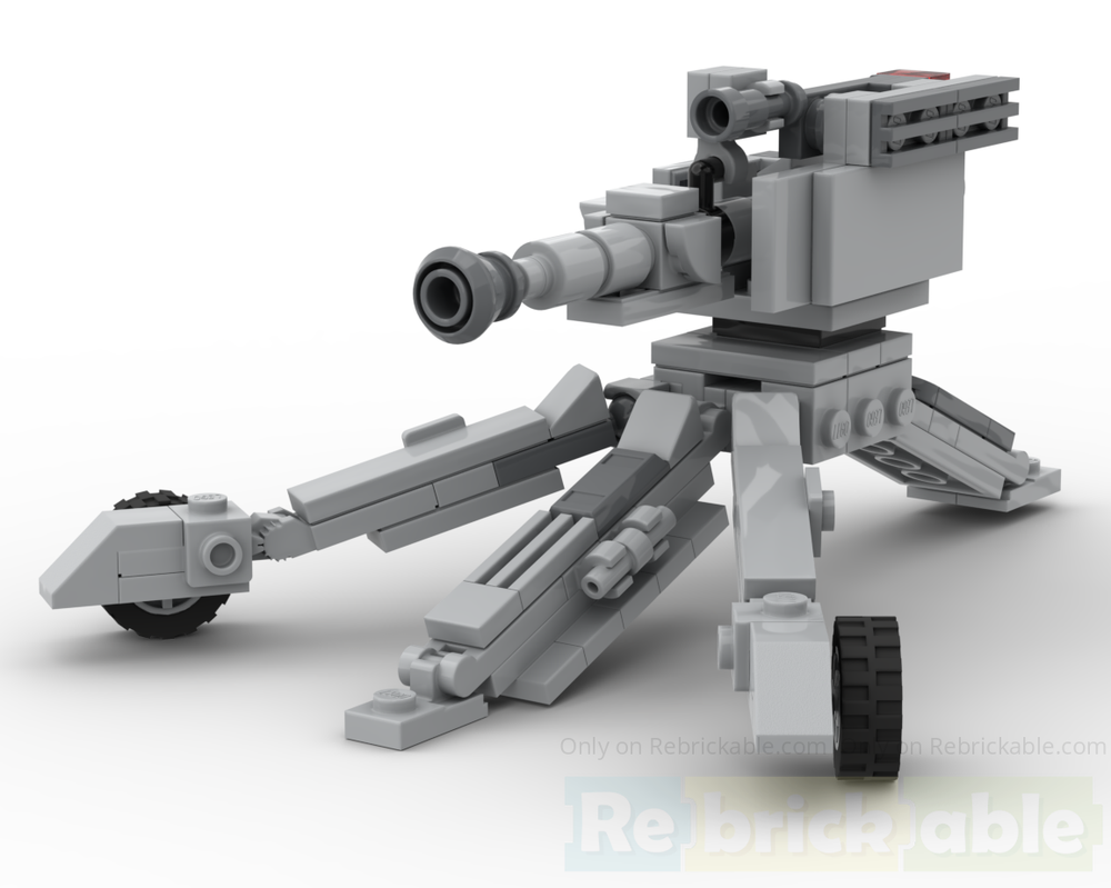 LEGO MOC AV-9 Wheeled Cannon by Fabian2 | Rebrickable - Build with LEGO