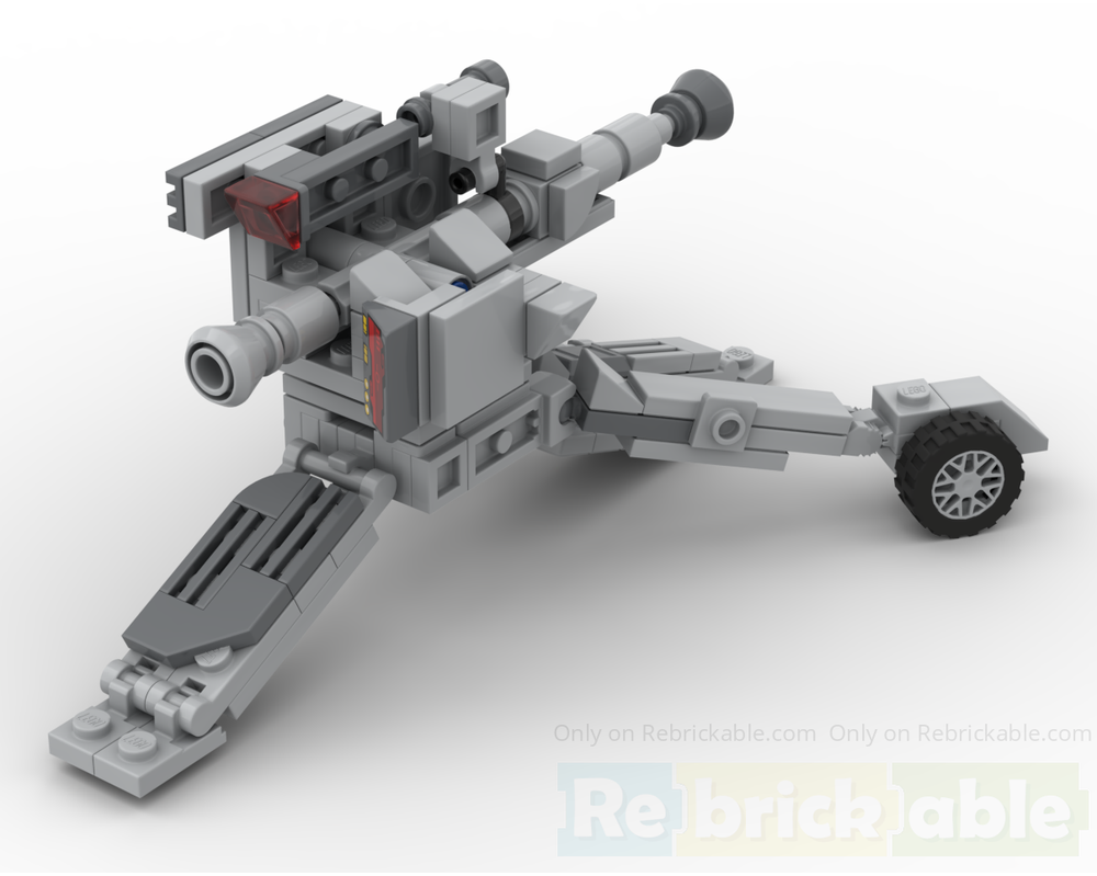 LEGO MOC AV-9 Wheeled Cannon by Fabian2 | Rebrickable - Build with LEGO