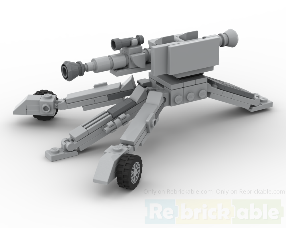 LEGO MOC AV-9 Wheeled Cannon by Fabian2 | Rebrickable - Build with LEGO