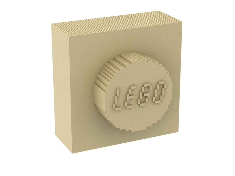 LEGO MOC 1x1 LEGO Plate in scale 60/1 by Adrian Kniewald | Rebrickable - Build with LEGO